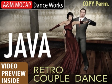 Second Life Marketplace - A&M: CD_02 French JAVA - retro couple dance ...
