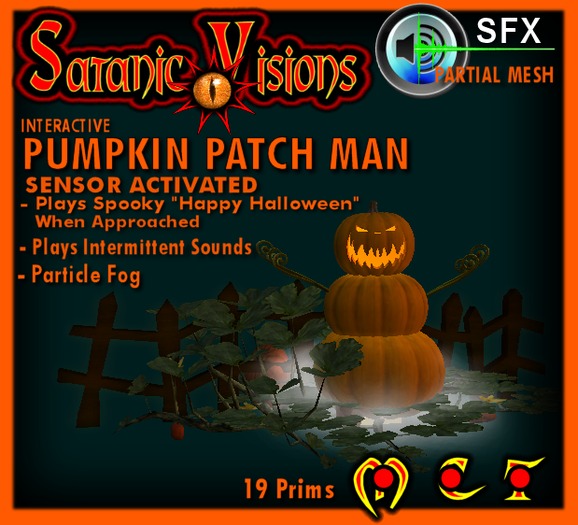 Second Life Marketplace - Pumpkin Patch Man