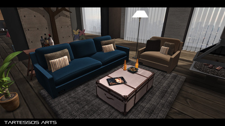 Second Life Marketplace - ::TA Avenue Couch Set