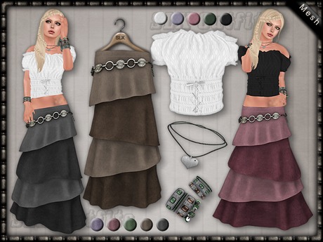 Second Life Marketplace - SLX Outfit: Gypsy
