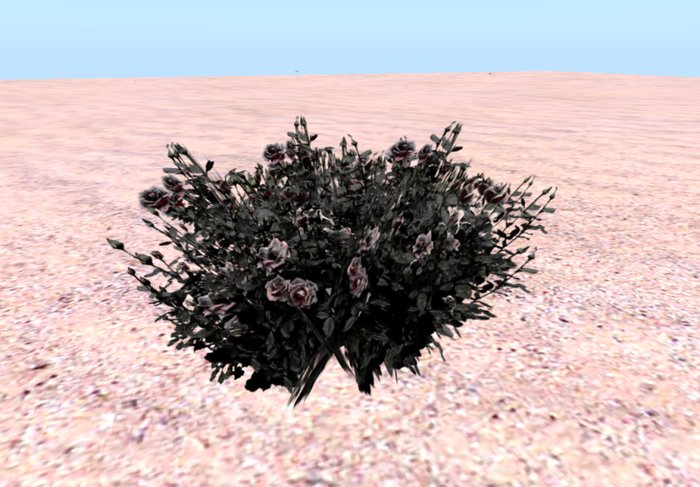 Second Life Marketplace - Gothic rose bush evil pink small