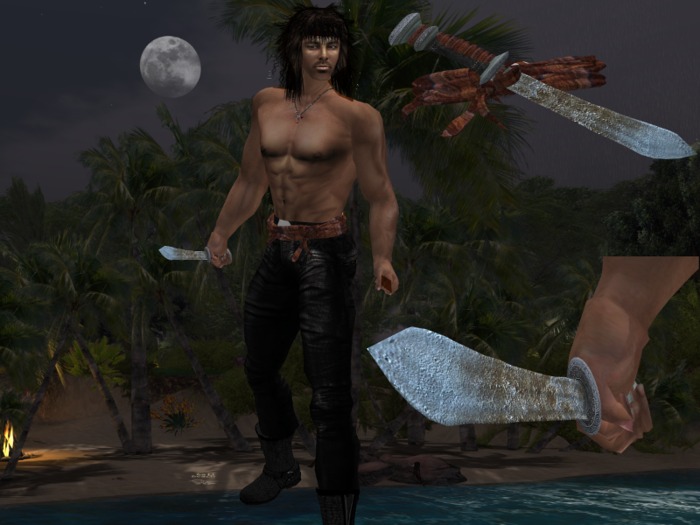 Second Life Marketplace - Hell's Sisters - Ugly Rusted Knife SPD 1.0