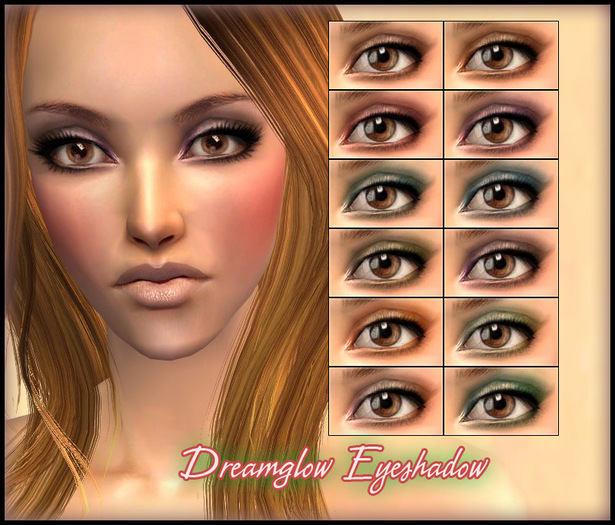 Second Life Marketplace - Full Perm Cosmetic Eyeshadow Makeup Template ...