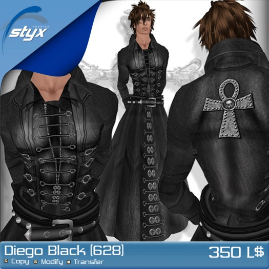 Second Life Marketplace - BUD-628-Clothes-O-Diego black-promotion