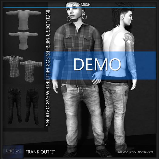 Second Life Marketplace - [M.o.w] Frank Outfit -DEMO-