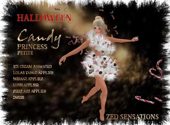 Second Life Marketplace - Zed Sensations*.Halloween Candy Princess ...