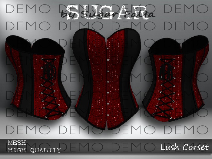 Second Life Marketplace - SUGAR - Lush Corset - DEMO