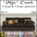 Second Life Marketplace - *Mila* Couch Brown - Couch with 22 female ...