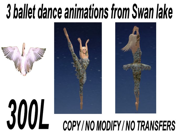Second Life Marketplace - Bibi's Ballet dance animations BOX