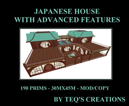 Second Life Marketplace - Japan - Traditional Japanese House 12 by Teq ...