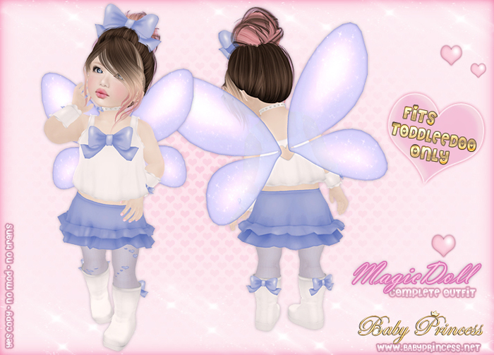 Second Life Marketplace - :*BABY*: Magic Doll { ToddleeDoo } Blue