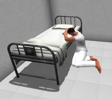 Second Life Marketplace - [Mesh] Psych Ward Bed - Animated