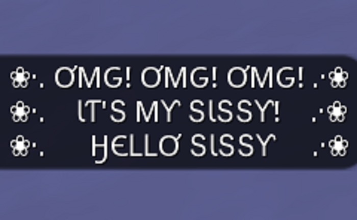 Second Life Marketplace - OMG! OMG! OMG! Its my Sissy, Hello Sissy - Gesture (with Sound)