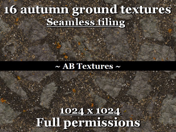 Second Life Marketplace - 16 autumn ground textures 1024x1024 Seamless ...