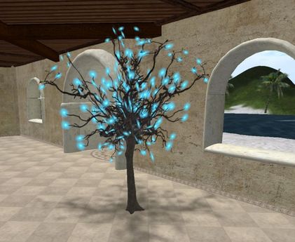Second Life Marketplace - Hotaru Fantasy Tree With Particle Effect ...