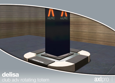 Second Life Marketplace - AXL pro box - Delisa Club ADV Rotating Totem
