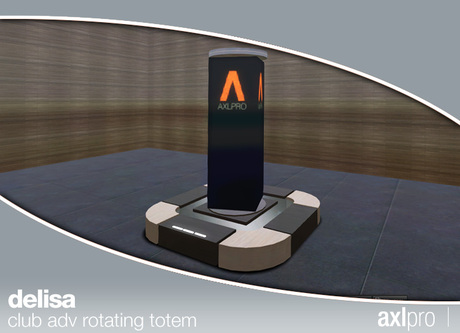 Second Life Marketplace - AXL pro box - Delisa Club ADV Rotating Totem