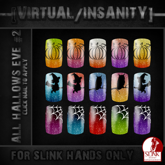 Second Life Marketplace - [VIRTUAL/INSANITY] Slink Hands Fingernails ...
