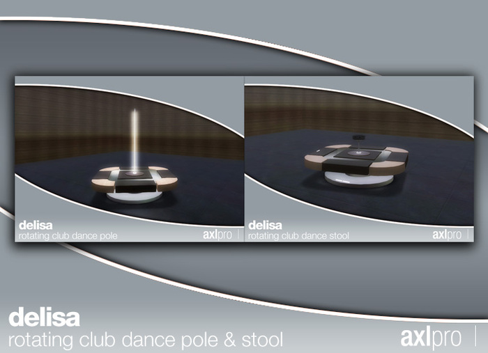 Second Life Marketplace - AXL pro box - Delisa Rotating Club Dance Pole ...