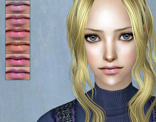 Second Life Marketplace - Full Perm Cosmetic Lipstick Makeup Template ...