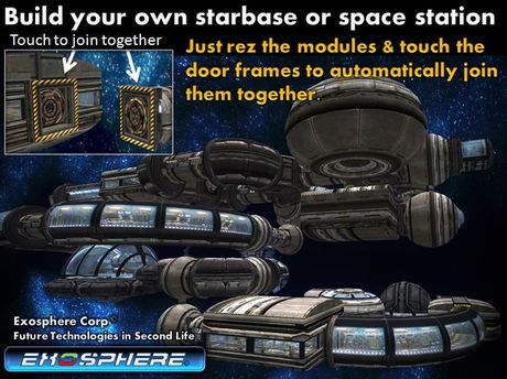 Second Life Marketplace - Starbase Computer Data Hub [23 prims]