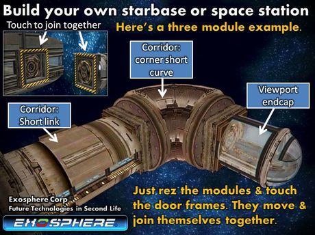 Second Life Marketplace - Starbase Computer Data Hub [23 prims]