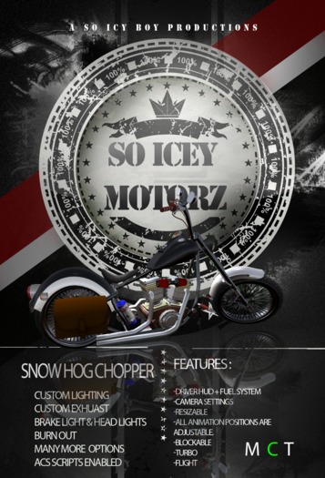 Second Life Marketplace - Silver Snow Hog Chopper
