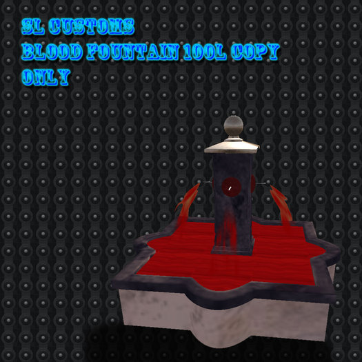 Second Life Marketplace - Blood fountain