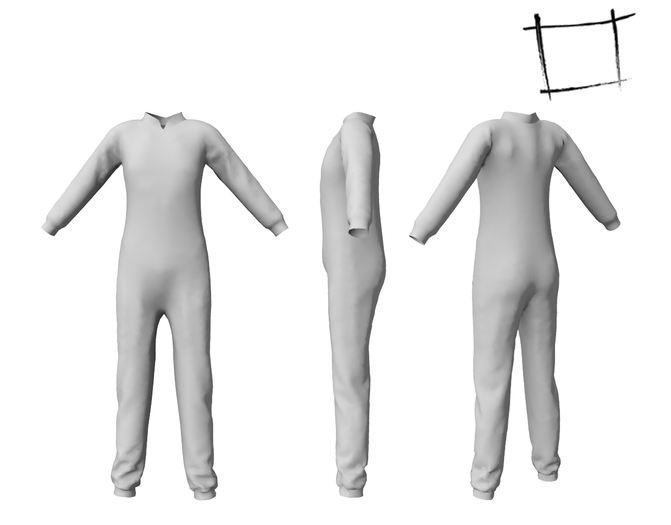 Second Life Marketplace - FULL PERM Rigged WC Mesh Onsie Full Body ...