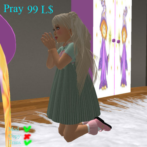 Second Life Marketplace - Pray. An animation to pray for childs and adults