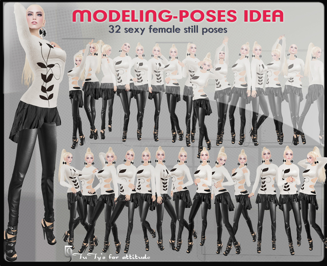 Second Life Marketplace - Tuty's - MODELING-POSES IDEA- 32 sexy still ...
