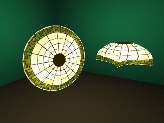 Second Life Marketplace - Maruti Textures Stainded Glass Lamp Shade ...