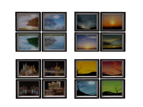 Second Life Marketplace - Mesh Four in One Wall Frame - COPYABLE ...