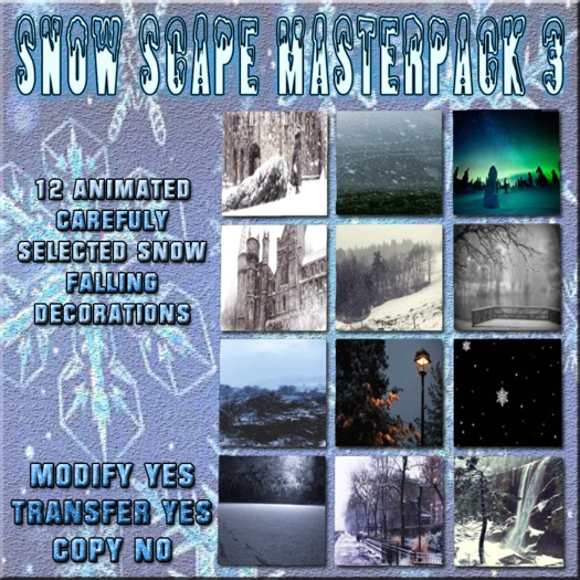 Second Life Marketplace - BBD - Snow Scape Masterpack 3