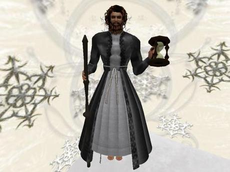 Second Life Marketplace - Father Time Costume Dark Grey