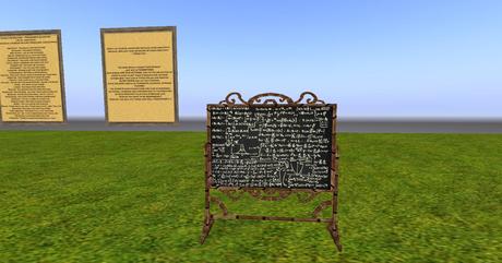 Second Life Marketplace - Skyla's Heart- Mad Scientist Lab Chalkboard