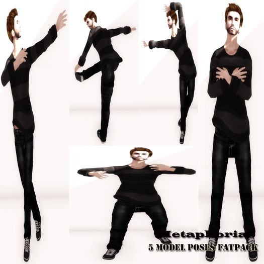 Second Life Marketplace - ::[K.Quartz]:: Male Poses Fatpack 03