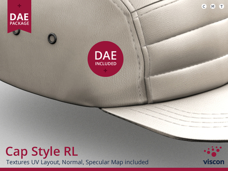 Second Life Marketplace - *viscon* Mesh Cap Style RL - DAE Pack