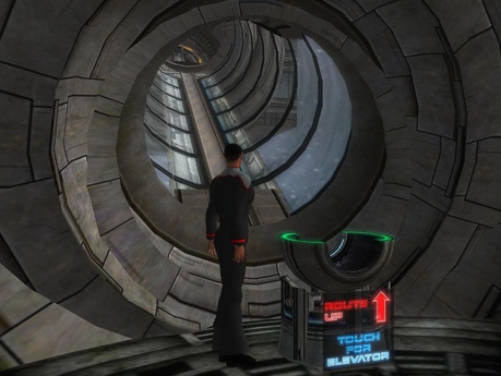 Second Life Marketplace - Starbase Bucket Seat Elevator [21 prims]