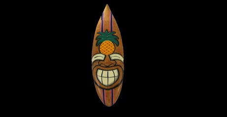 Second Life Marketplace - Surfboard texture full perms Hawian tiki style