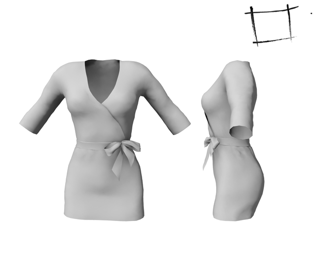 Second Life Marketplace - FULL PERM WC Rigged Mesh Harmonia Dress