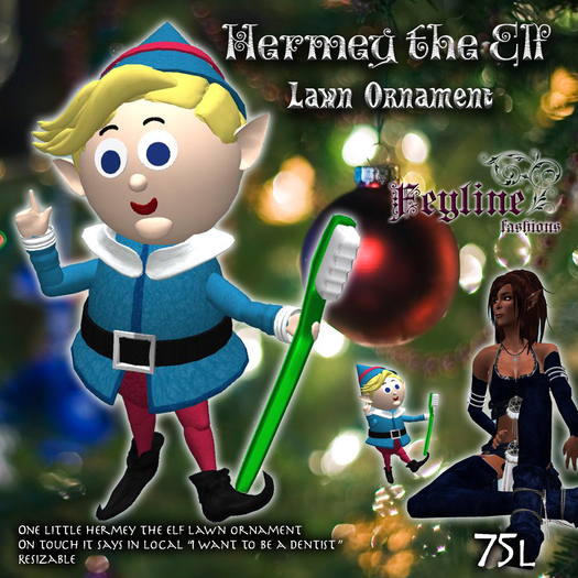 Second Life Marketplace - *FF* Hermey the Elf Lawn Ornament