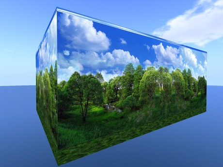 Second Life Marketplace - Simple Country 6 prim Skybox 64x48 Meter REZZER