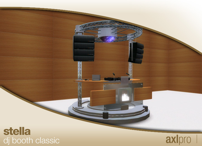 Second Life Marketplace - AXL pro box - Stella DJ Booth Classic