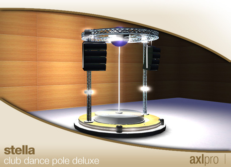 Second Life Marketplace - AXL pro box - Stella Club Dance Pole Deluxe