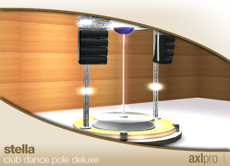 Second Life Marketplace - AXL pro box - Stella Club Dance Pole Deluxe