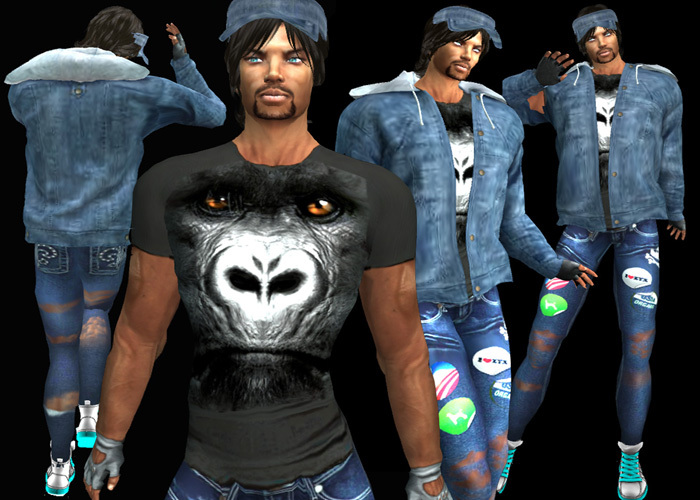 Second Life Marketplace - JEAN OUTFIT MALE