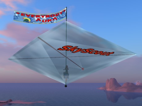 Second Life Marketplace - SkyScout Wearable Personal Dirigible