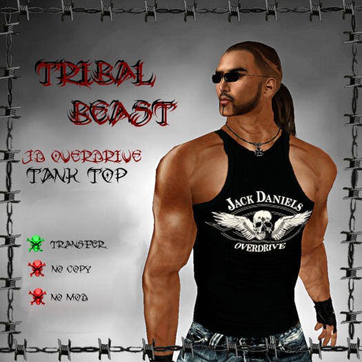Second Life Marketplace - TRIBAL BEAST JD OVERDRIVE TANK