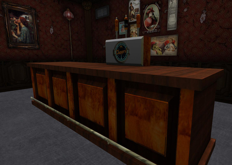 Second Life Marketplace - ::SLTA:: BAR COUNTER Mesh Classic Style